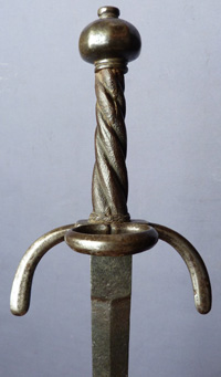 German or Italian C.1600 Left-Handed Dagger