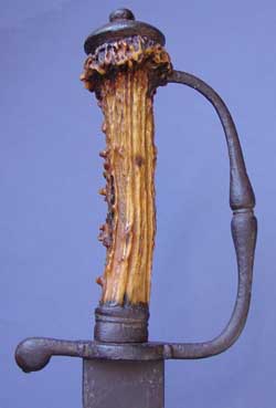 English 17th Century Staghorn Hunting Sword