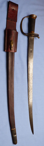 English c.1720 Naval Military Cutlass Hanger Sword