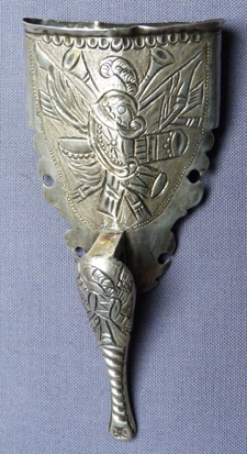 Solid Silver English 1760 Sword Scabbard Locket