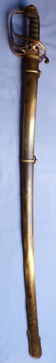 British 1822 Pattern Infantry Officer's Sword and Scabbard