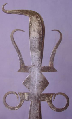 Antique African Ceremonial Axe or Glaive