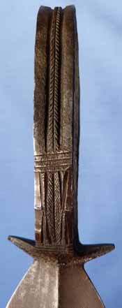 African 19th Century Nigerian Tiv People Loop Dagger
