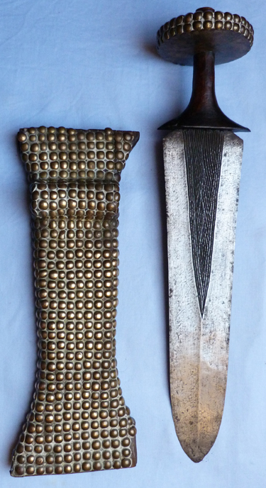 Rare 19th Century African Congo Tribal Short Sword - MilitariaHub