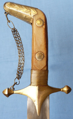 Arab Shamshir Sword in Copper Presentation Case