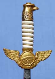 Unique Presentation Miniature Dagger to British RAF Officer