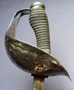 Named British Wilkinson WW2 11th Hussars 1912 Pattern Cavalry Officer Sword