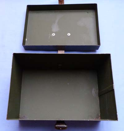 British Army Dated 1956 Metal Rations Tin