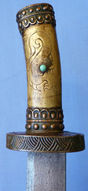 Chinese 20th Century Decorative Dao Dagger