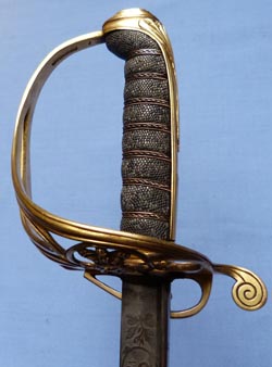 Sword of Colonel Daniel Mackinnon Coldstream Guards Waterloo Hougoumont