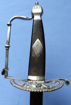 1814 Dutch Napoleonic Silver-Hilted Infantry Officer Sword
