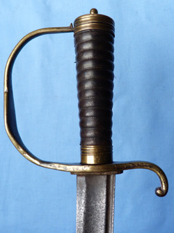 English C.1770's Naval Military Officer's Hanger Sword