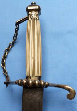 English C.1780 Naval Officer's Sword Hanger