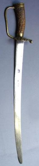 C.1690's English Hunting Naval Officer's Hanger Sword