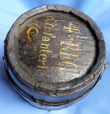 C.1800 French Napoleonic Regimentally marked Gunpowder Keg