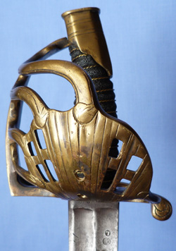 French Napoleonic Dated 1814 Cuirassier Officer Broadsword