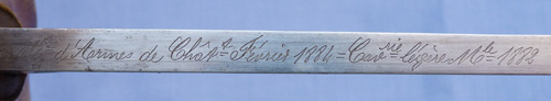 French Model 1882 Cavalry Trooper's Sword