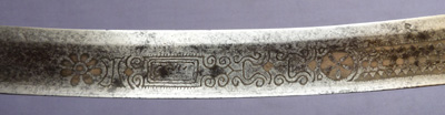 C.1700 Turkish Georgian Caucasian Yataghan Sword
