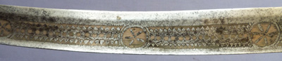 C.1700 Turkish Georgian Caucasian Yataghan Sword