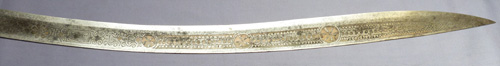 C.1700 Turkish Georgian Caucasian Yataghan Sword