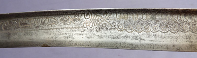 C.1700 Turkish Georgian Caucasian Yataghan Sword