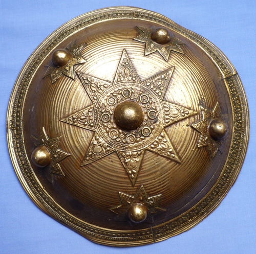 C.1800 Indo-Persian Warrior's Brass Dhal War Shield