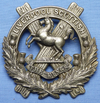 C.1900's Liverpool Scottish Regiment Cap Badge