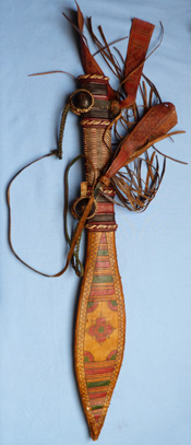 African Maasai Warrior's Sword and Matching Dagger