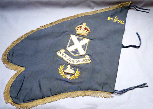 Scots Guards 1900 Regimental Banner. Unique Scottish regimental banner ...