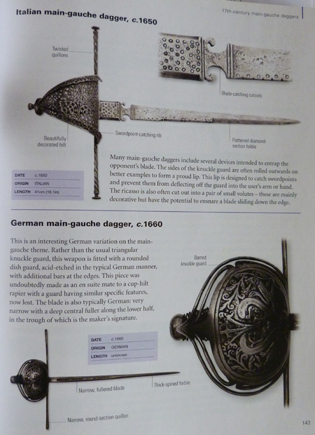 Spanish C.1650 Main Gauche Dagger