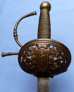 European 19th Century Decorative Cup-hilt Rapier