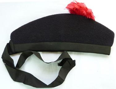 Vintage Scottish Black Watch Glengarry Cap - MilitariaHub